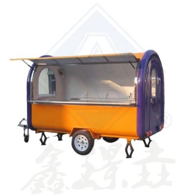 China Customized Snack Truck for Electric Bike Selling Food Mobile Fast Food Trailer Trucks for sale