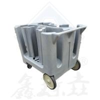 China Modern Design Food Cart with Chafing Dish and Adjustable Plastic Plate Trolley Cart for sale