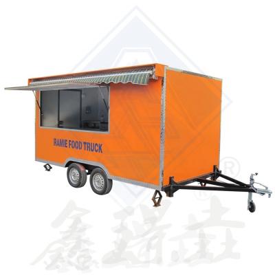 China Customized Voltage Mobile Hotdog Cart Food Trolley Food Cart Stall for Hotels for sale