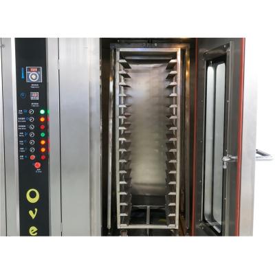 China Fully Automatic Rotary Oven with Steam Function for Bread Biscuits Cookies Making Made for sale