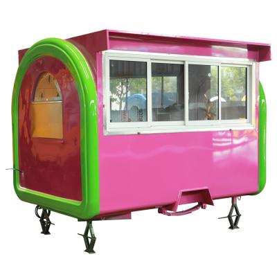 China Custom Street Waffle Vending Cart Hot Food Stand Kiosk for 220V Sale for sale