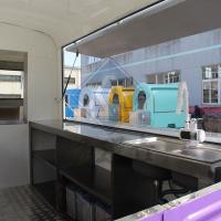 China Movable Electric Food Truck Pasta Sandwich Hamburger 60V Voltage Closed Body Type for sale