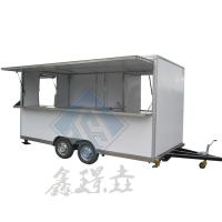 China Electric Mobile Food Trucks Milk Hotdog Food Delivery Cart with and Raw Material Milk for sale