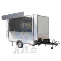 China Electric Mobile Food Trucks Milk Hotdog Food Delivery Cart with and Raw Material Milk for sale
