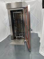 China 10 trays rotary oven for bakery stainless steel interior energy source electric gas for sale