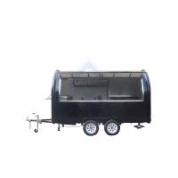 China 1.5kw Portable Fast Food Cart with Style Vending Design and Vegetables Raw Material for sale