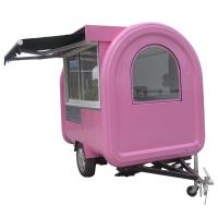 China Designed Hand Push Trailer Hot Dog Cart for Food Beverage Shops for sale