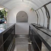 China 380*160*235 CM Street Mobile Gas Ice Cream Food Truck with Full Kitchen Equipment for sale