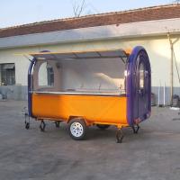 China Sandwiches Mobile Food Trailer with Full Kitchen Raw Material Flour 800KG Capacity for sale