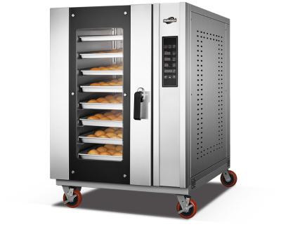 China 8 Trays Rotary Rack Gas Bakery Oven for Snack Food Baking Equipment at Good Prices for sale