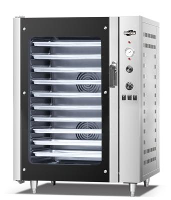 China Electric Power Source Food Industry Equipment Baking Oven 10 Trays Rotary Rack Oven for sale