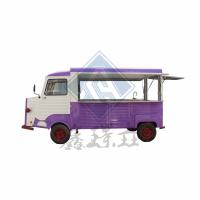 China Customized Color Commercial Double Axle Ice Cream Snack Drinks Fully Equipment Food Truck for sale