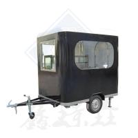 China Fast Concession Mobile Food Trailer with Full Kitchen Galvanized Steel and 200set for sale