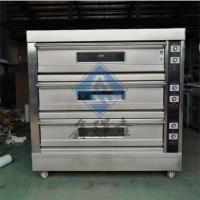 China 3 Deck 6 Trays 9 Trays Proofer Gas Deck Oven for Baking Milk in Commercial Pizza Oven for sale