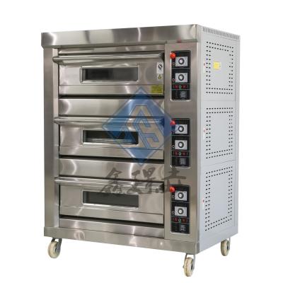 China Gas Bakery Pizza Oven Classic Deck Oven for Baking Bread in Commercial Kitchens for sale