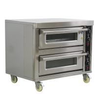 China Electric Deck Oven 2 Deck 2 Tray Perfect for Vegetable Processing Plant Application for sale