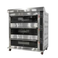 China Round Coconut Bread Baking Made Easy with Large Deck Oven Machine at Pie Long Loaf Bakery for sale