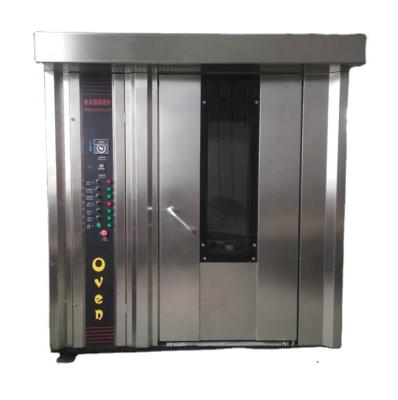 China 1800*2000*2200mm High Productivity 32 Trays Diesel Bread Rotary Oven for Pastry Maker for sale