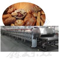 China Food Beverage Shops Industrial Bakery Tunnel Oven Production Line 100-200kg/h Capacity for sale