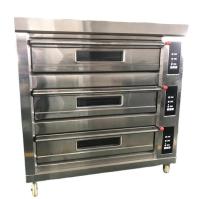 China Commercial Stainless Steel Gas Pizza Oven for Baking Cake and Cookie in Shanghai for sale