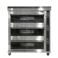China Commercial Stainless Steel Gas Pizza Oven for Baking Cake and Cookie in Shanghai for sale