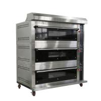 China Food Beverage Shops Multi Deck Gas Oven for Baking Bread Pizza Meat Baguette at Baking for sale