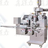 China Design 220V Automatic Stuffed Cookies Double Colors Bear Biscuits Encrusting Machine for sale