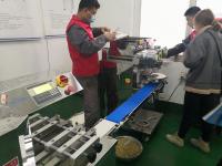 China High Productively PLC Control Encrusting Making Machine for Red Bean Bread Filling for sale