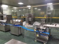 China Double Colors Biscuits Mochi Ice Cream Filling Machine JY-868 PLC Easy Operation 3 Hopper for sale