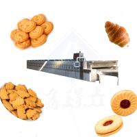 China Automatic Operation Bread Biscuits Tunnel Oven Line with Bread Bakery Equipment for sale