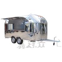 China Directly Supply 4M Single/Double Axles Design Mobile Food Truck with Water Material for sale