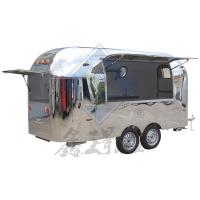 China Directly Supply 4M Single/Double Axles Design Mobile Food Truck with Water Material for sale