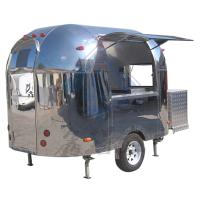 China 3M Single/Double Axles Design Mobile Customized Industrial Mobile Stainless Steel Food Truck for sale