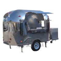 China 3M Single/Double Axles Design Mobile Customized Industrial Mobile Stainless Steel Food Truck for sale