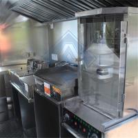China 3M Single/Double Axles Design Mobile Customized Industrial Mobile Stainless Steel Food Truck for sale