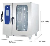 China Stainless Steel Multi-Functional 6 Layer Electric Combi Steam Oven 9000/10000/11000 for sale