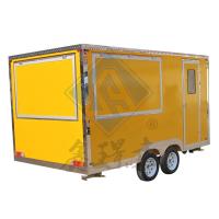 China 500*200*230 CM Size Design Mobile Food Truck with Canopy Square and Video Technical Support for sale