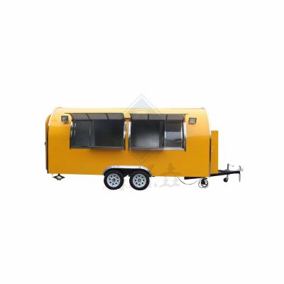 China 5.5M Single/Double Axles Mobile Food Truck with Customized Color and Long Service Life for sale