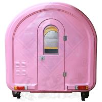 China Customized Industrial Round Model Square Mobile Food Truck for Outdoor Street Vending for sale
