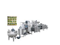 China High Production 70KW Candy Machine for 150kg/h Bear Lollipop Suitable Production Line for sale