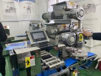 China Food Shop Equipment Encrusting Machine for Filled Cookies and Depositor Cookie Making for sale
