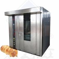 China 32 Trays Capacity Electric Rotary Oven with Temperature Range of Room Temperature-400 for sale
