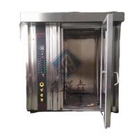 China 1800*2000*2200mm Size Electric Biscuit Cake Bread Rotary Gas Industrial Baking Oven for sale