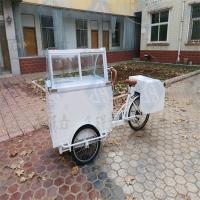 China Convenient Dining Three-Wheeled Snack Cart Europe Hot Dog Bread Vending Bike for Market for sale