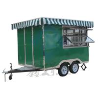 China 500 Mobile Customized Industrial with Canopy Round Model Mobile Food Truck Made of Flour for sale