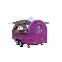 China Single/Double Axles Mobile Food Truck with Canopy and Customized Cooking Equipments for sale
