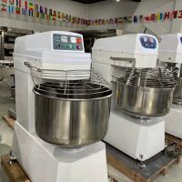 China 75L Output Dough Mixer for Bread and Pizza 25kg Capacity Spiral Mixing Machine for sale