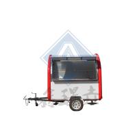 China Outdoor Street Food Cart with Canopy Customized 280CM Single/Double Axles Design Mobile for sale