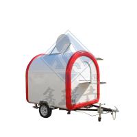 China Outdoor Street Food Cart with Canopy Customized 280CM Single/Double Axles Design Mobile for sale