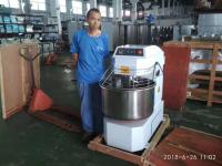 China Double Motions Double Speeds Spiral Dough Mixer 100kg Output for Paste in Bakery Shop for sale